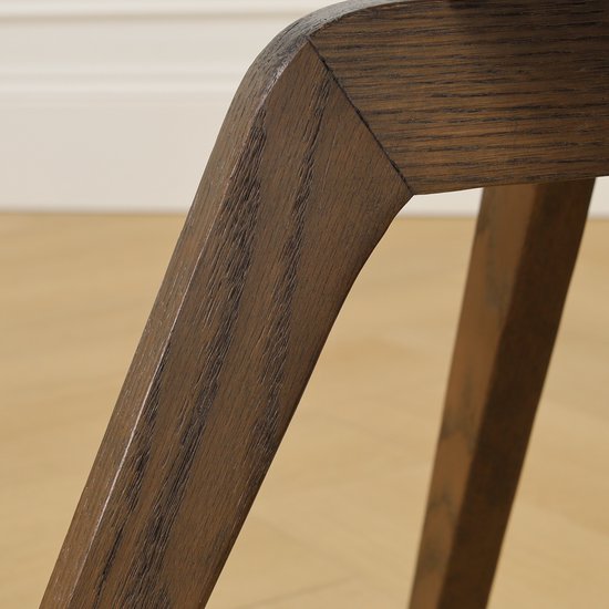 Nolon Noor-Otis draaibare Eetkamerstoel cottonbeige - walnoot houten ...