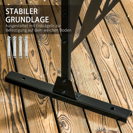Balkon Scherm - Tuin Afscheiding - Privacy Creëren - Met Standaard ...