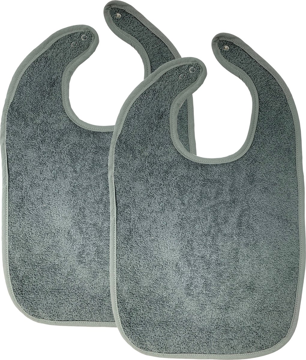 HOMELEVEL 2 Pack Terry Baby en Peuter Baby Slabbetje Slabbetje Extra ...