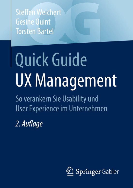 Quick Guide - Quick Guide UX Management (ebook), Steffen Weichert ...
