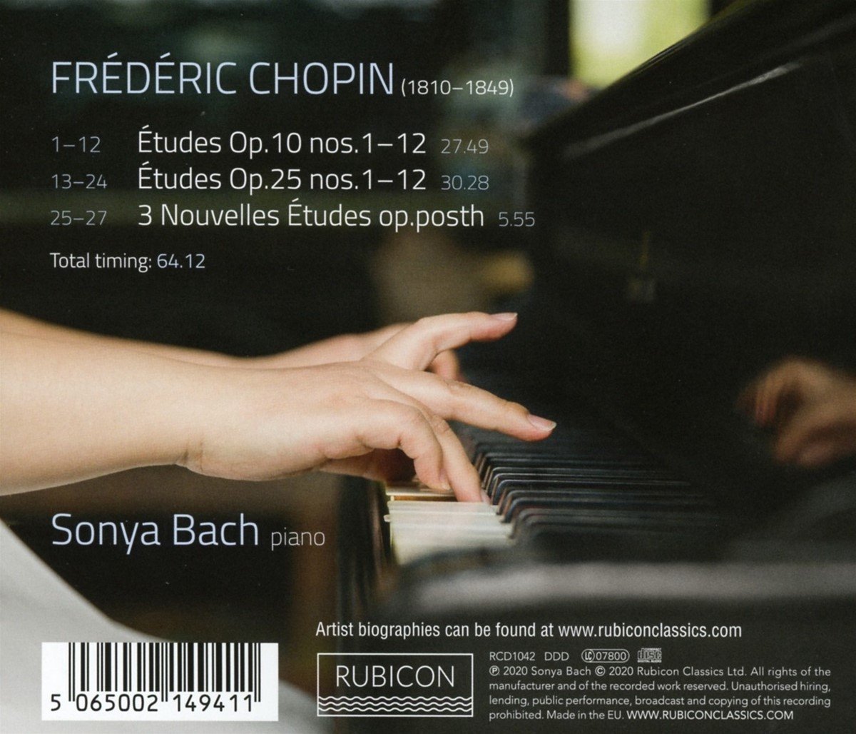 Sonya Bach - Chopin Études Sonya Bach (CD), Sonya Bach | CD (album ...