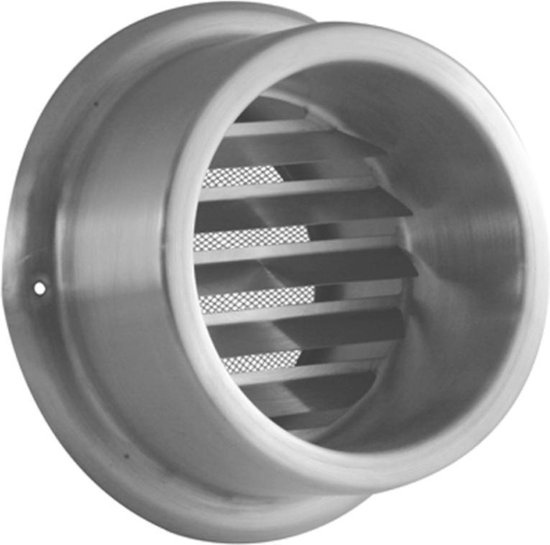 Gevelrooster rvs dia m 100mm geborsteld | bol.com