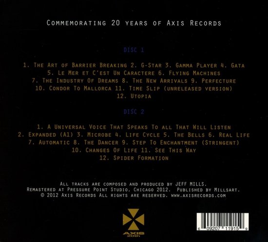 Jeff Mills - Sequence (A Retrospective Of Axis Records) (2 CD) (Remastered), Jeff... | bol
