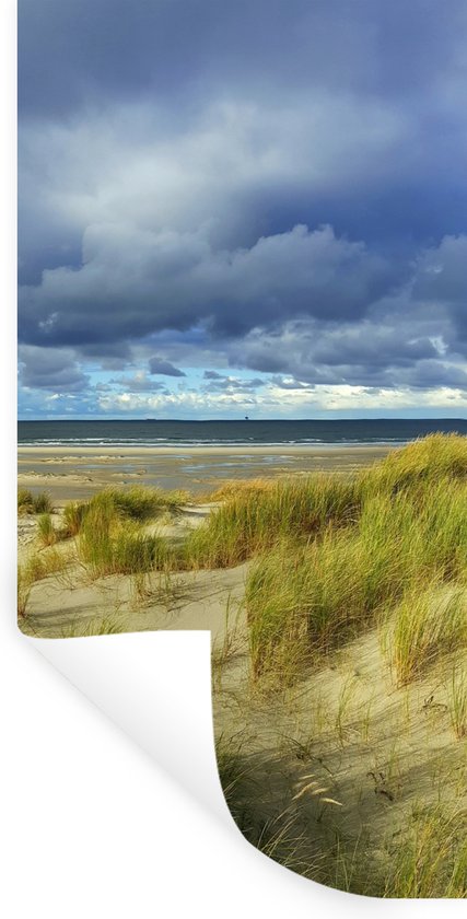 Muurstickers - Sticker Folie - Noordzee - Vlieland - Duinen - 80x160 cm - Plakfolie -... | bol