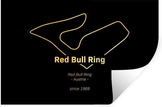 Muurstickers - Sticker Folie - Red Bull Ring - Formule 1 - Circuit ...