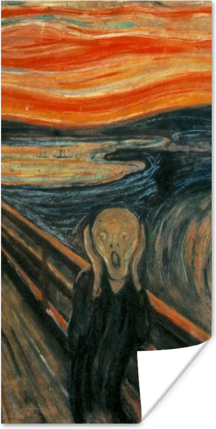Poster De schreeuw - Edvard Munch - 75x150 cm | bol