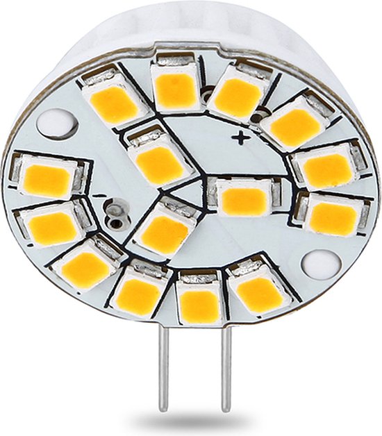 G4 LED lamp / GU4 LED - 10-pack - 12 volt - 2W - 2700K warm wit - 180 lumen - Vervangt 20W | bol.com