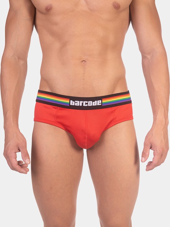 Barcode Berlin Backless Brief Pride Red - TAILLE L - Sous- Sous-vêtements pour hommes... | bol.com