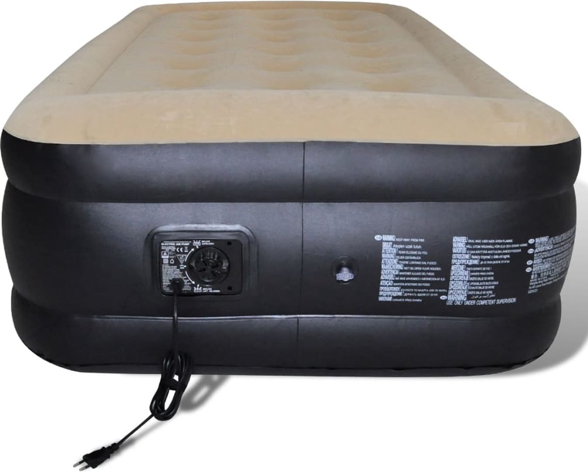 vidaXL Zelfopblazend luchtbed eenpersoons 196 x 97 x 47 cm | bol.com