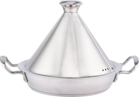Teffo - Tajine Inox / Roestvrij Staal KD20 Inductie - Voor meerdere ...