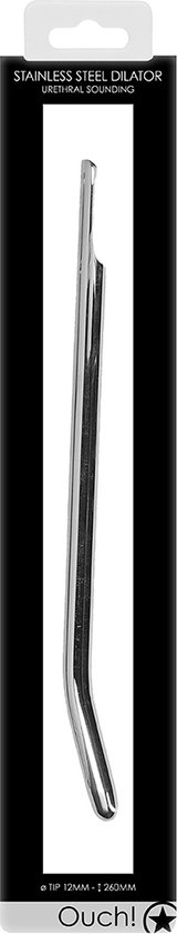 Urethral Sounding - Metal Dilator - 12mm - Urethral Toys silver | bol.com
