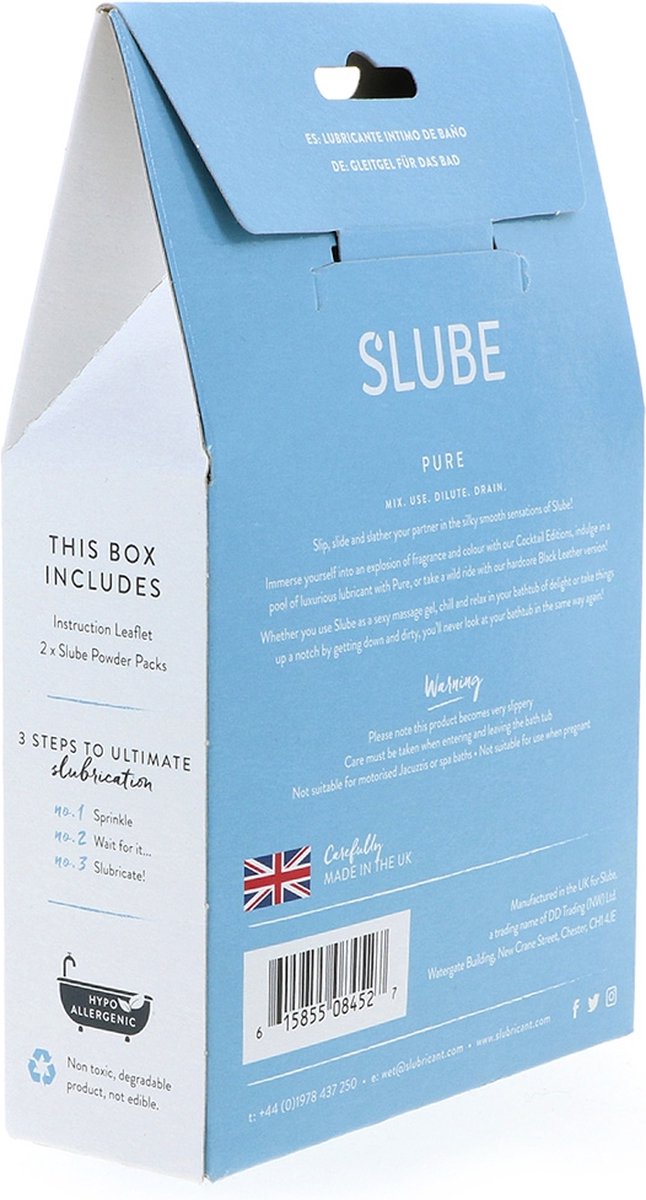Slube Pure Double Pack - Lubricants | bol.com