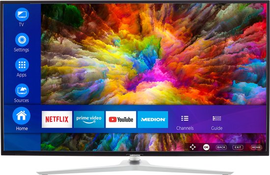 MEDION LIFE X15031 127 cm (50'') 4K Ultra HD Smart TV Wi-Fi Zwart, HDR ...