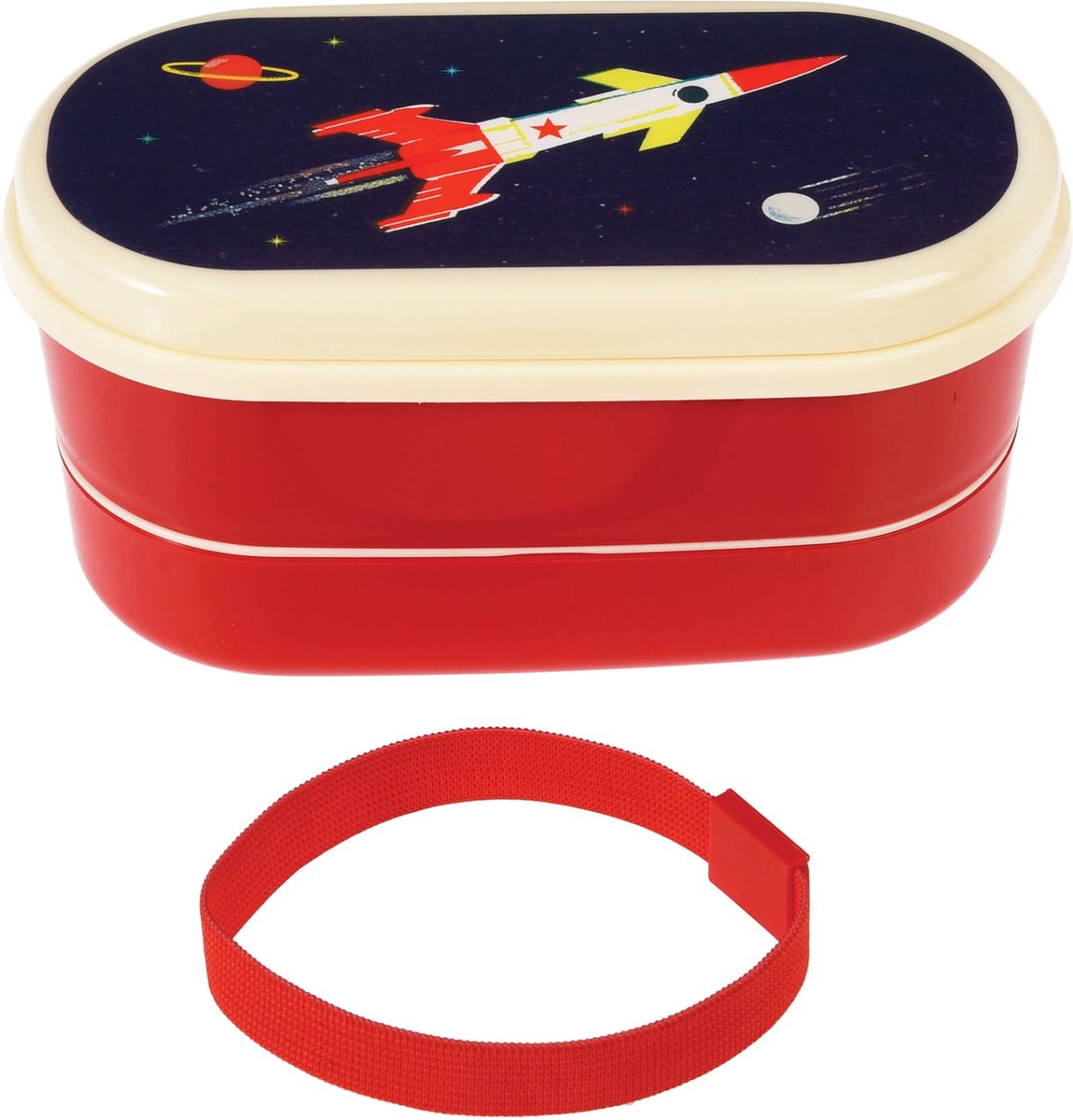 Bentobox / Lunchbox Space Age - Raket - Ruimte | bol