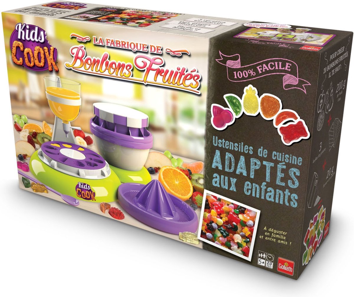 Kids Cook La Fabrique de Bonbons Fruités - Fruit bonbon machine | bol.com