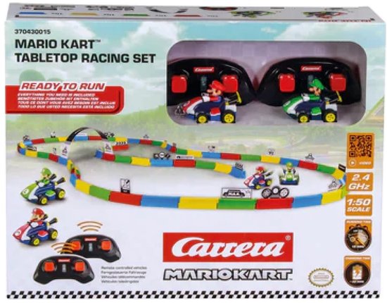 Carrera RC voertuig Auto - Mini Mario Kart - Tabletop Racing Set ...