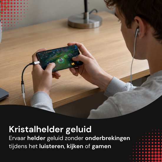 Xedor® Audio - USB-C naar AUX Adapter - USB-C naar 3.5mm Jack - DAC ...