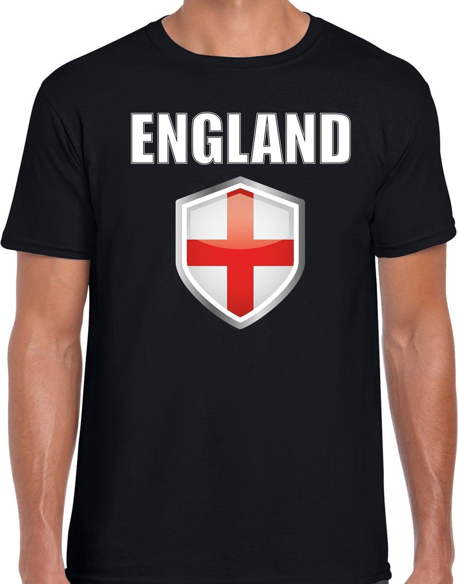 Engeland landen t-shirt zwart heren - Engelse landen shirt / kleding ...