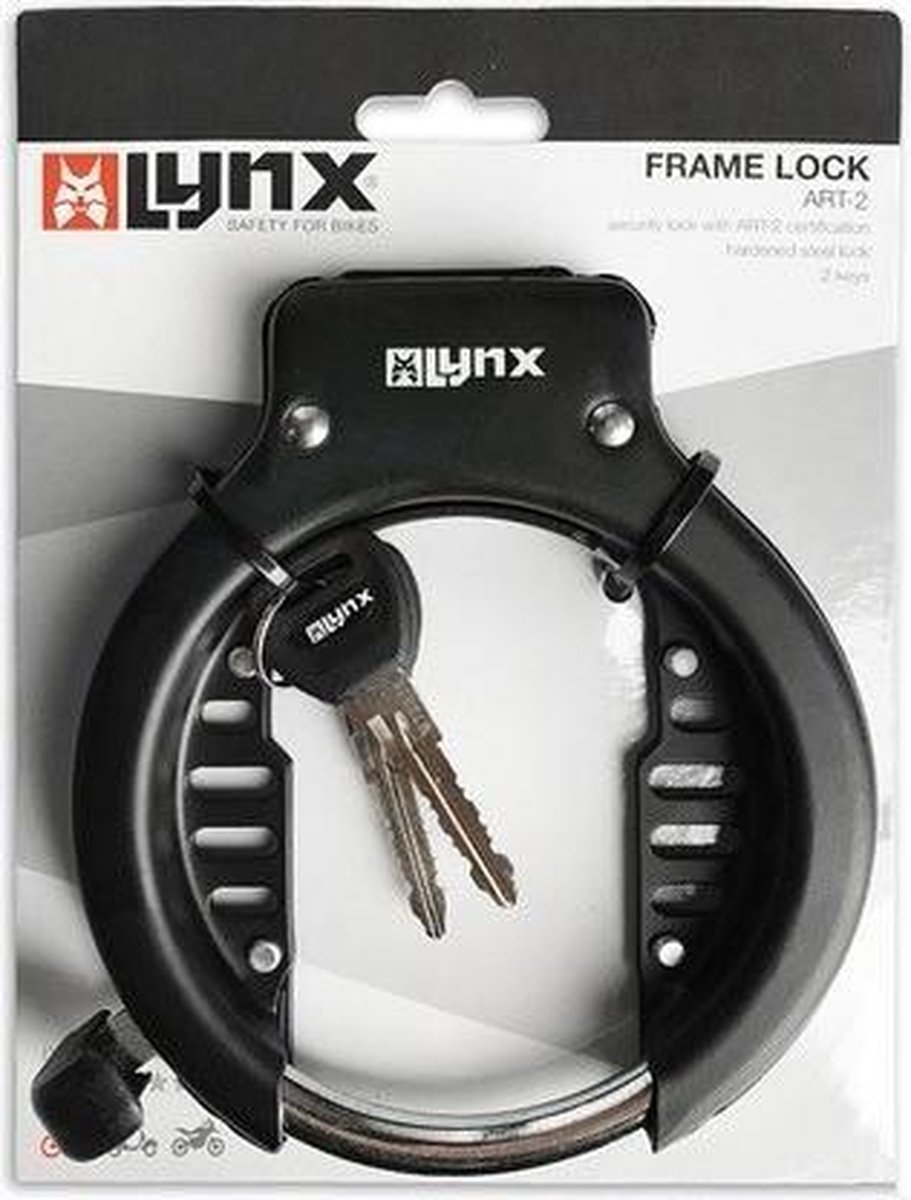 Lynx Fiets Ringslot Fietsslot Frameslot | ART2| 10 mm pendikte ...