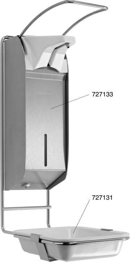 Afsluitbaar RVS Front Paneel voor de Desinfectie Dispenser WP121 Wagner ...