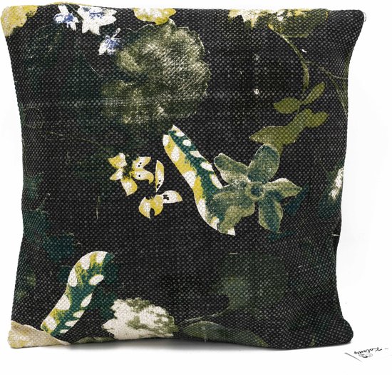 Sierkussen - Bloemenkussen - Multicolor - 45 Cm X 45 Cm - kolony | bol.com