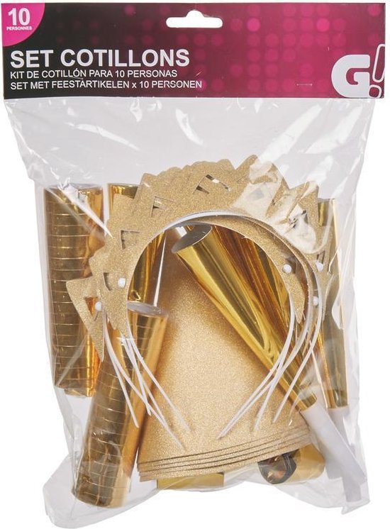 Party Box Goud 5Personen | bol.com