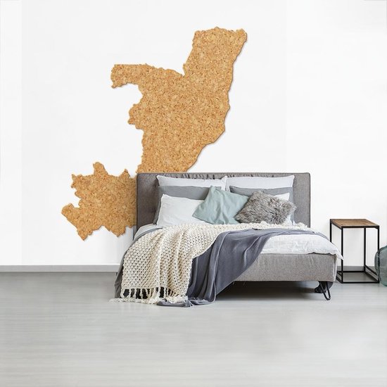 Behang - Fotobehang - Gouden illustratie van Congo-Brazzaville ...