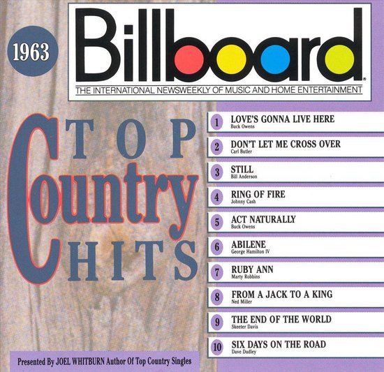 Billboard Top Country Hits 1963, Skeeter Davis | CD (album) | Muziek | bol