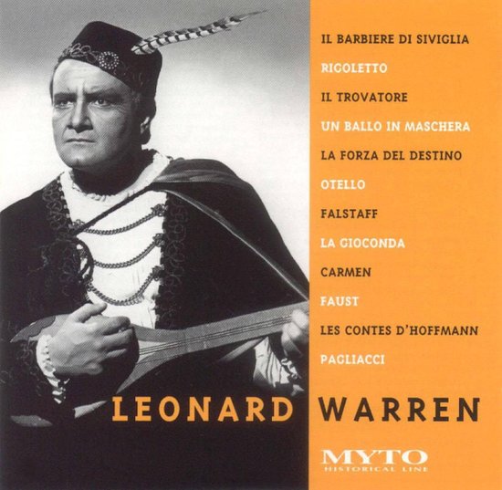 Leonard Warren 1941 - 1947, Leonard Warren | CD (album) | Muziek | bol