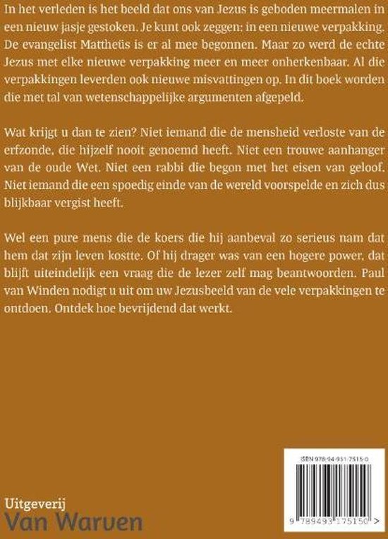 Jezus zonder verpakkingen, Paul van Winden | 9789493175150 | Boeken | bol