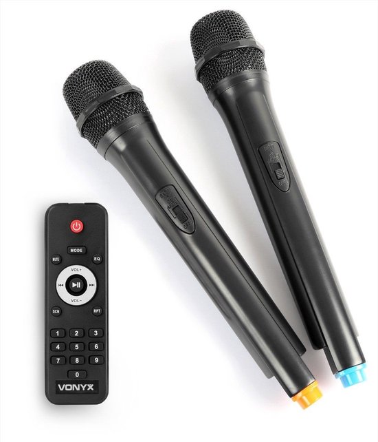 Mobiele party speaker - Vonyx AP1200PA - 600 Watt - partybox met 2 microfoons -... | bol