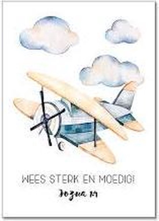 Poster A3 - Wees sterk en moedig | bol.com