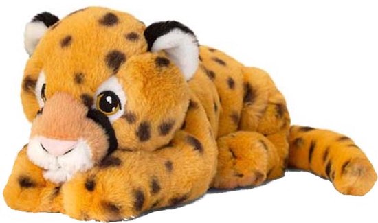 Keel Toys KeelEco Cheetah Cuddle Toy (Orange) | bol.com