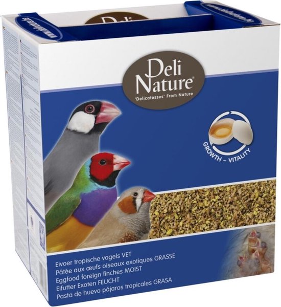Deli Nature Eivoer Tropische Vogels Vet 1 kg | bol