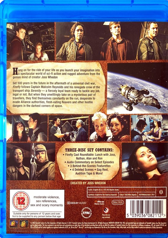 Firefly Complete Series [Blu-ray] [2017] (Blu-ray) | Dvd's | bol