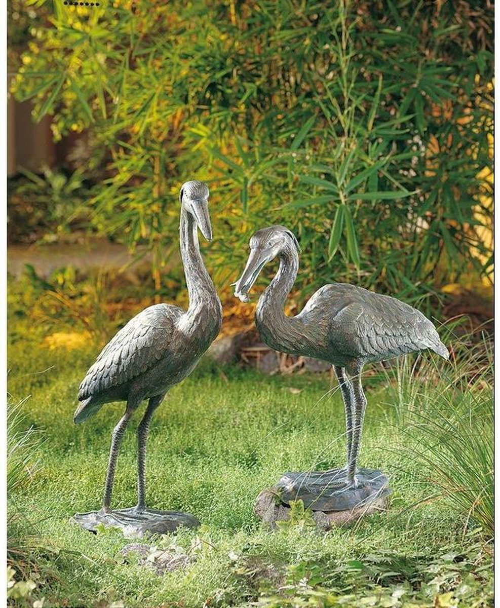 Bronzen Beeld: Grijze reiger | bol.com