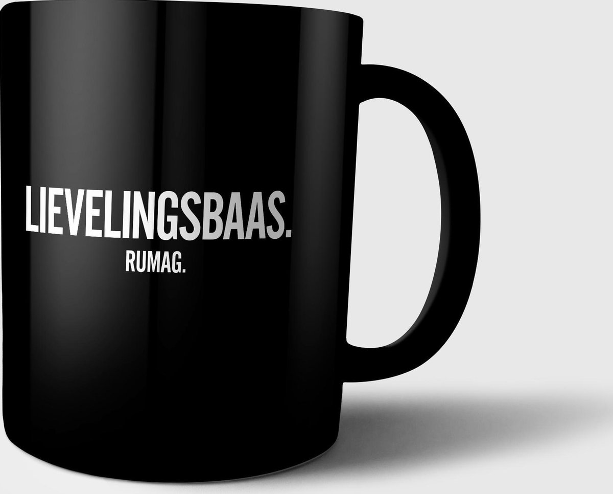 RUMAG Lievelingsbaas Mok Zwart | bol.com