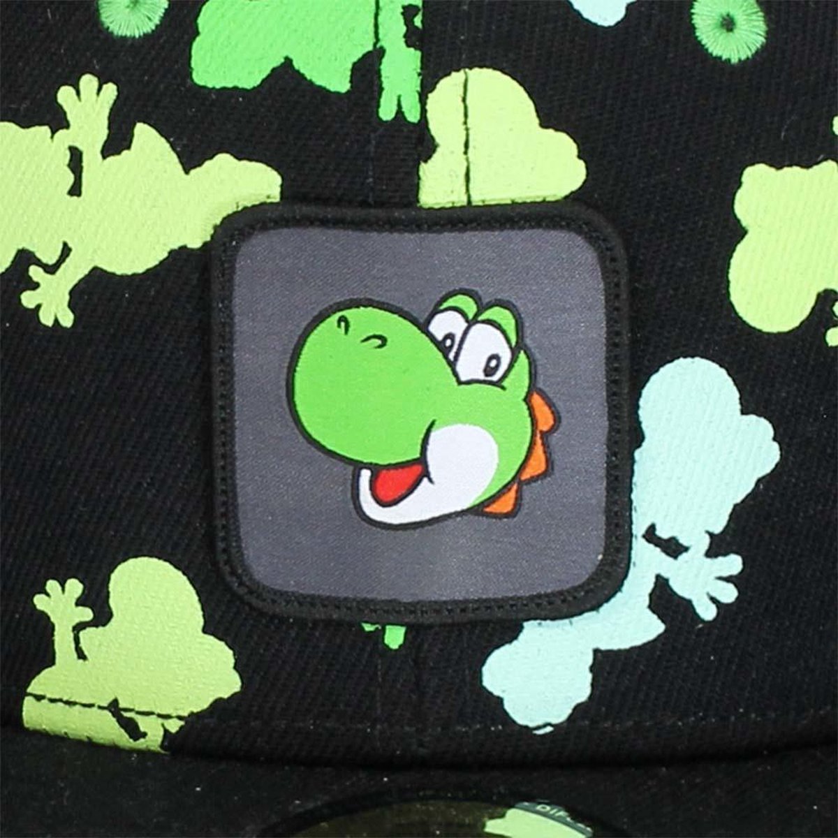 Super Mario Yoshi All Over Print Snapback Cap Pet - Officiële Merch ...