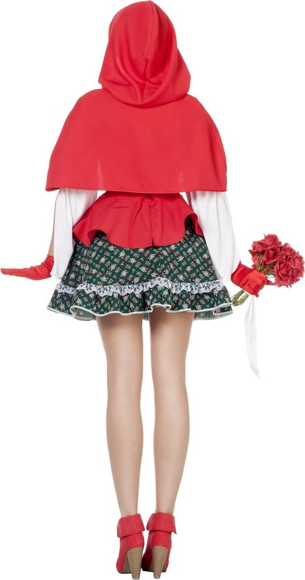 Roodkapje Kostuum | Sprookjes Dame Met Rode Cape (Luxe) | Vrouw | Maat ...