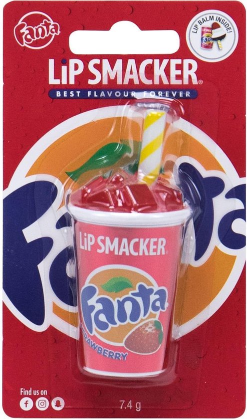 Classic Cup Pot Balm ( Fanta Strawberry ) - Moisturizing Lip Balm 7.4 G ...