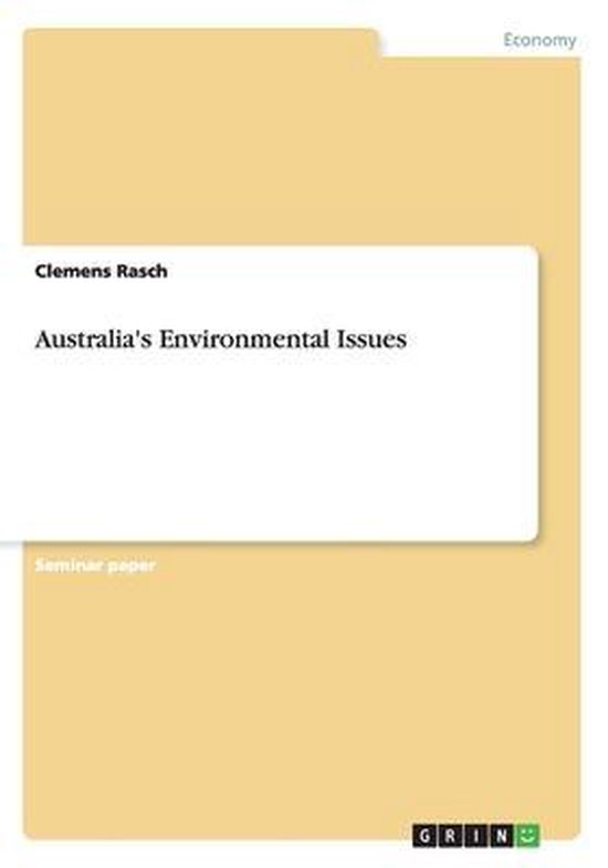 Australia's Environmental Issues | 9783640709120 | Clemens Rasch | Boeken | bol.com