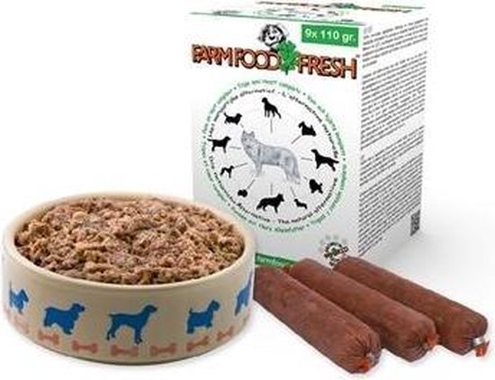 Farm Food Fresh Pens/Hart - Vers Vlees - Compleet - 6 x 1,25 kg | bol