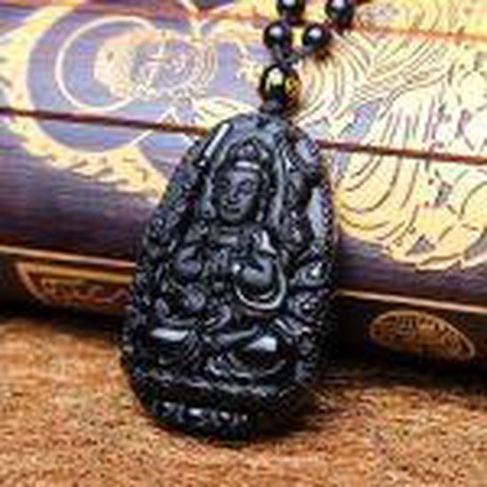 Wellness-House | Meditatie Ketting Buddha Sacred Obsidian | Meditatie ...