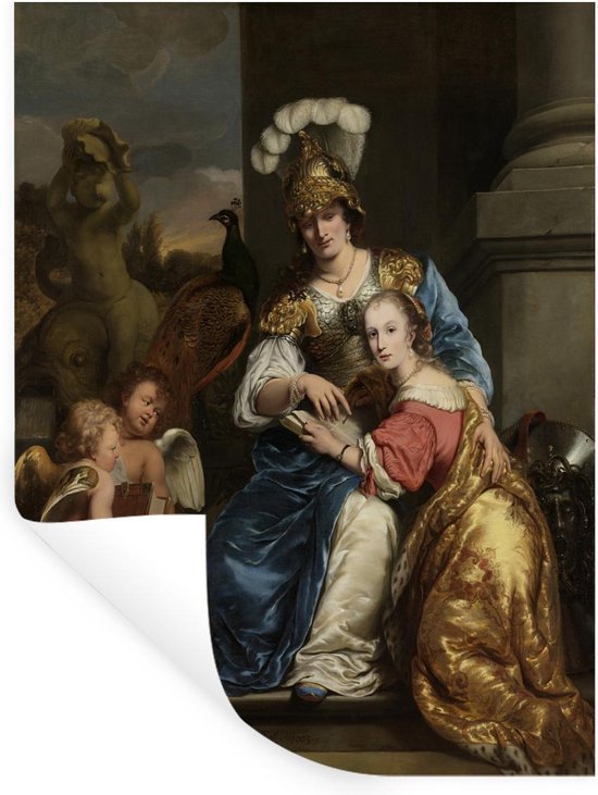 Muurstickers - Margarita Trip die als Minerva haar zuster Anna Maria ...