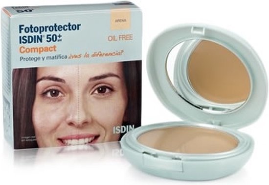 Poeder Makeup Basis Isdin Fotoprotector Compact Spf 50+ Arena (10 g ...