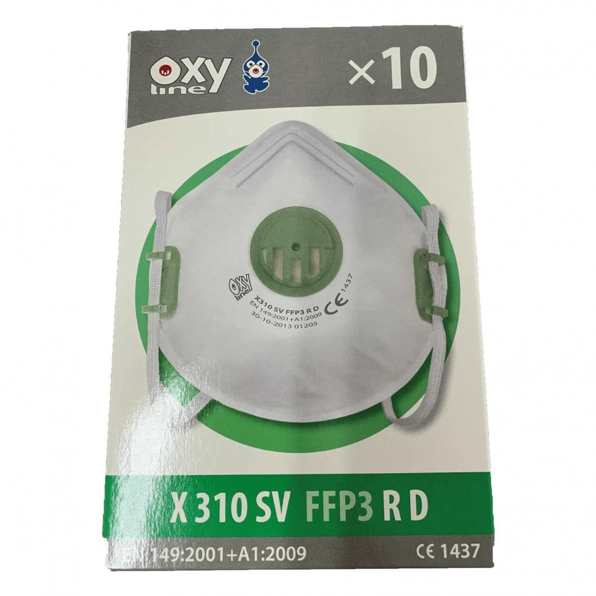 FFP3 Herbruikbaar stofmasker met ventiel X310 SV, R D | bol.com