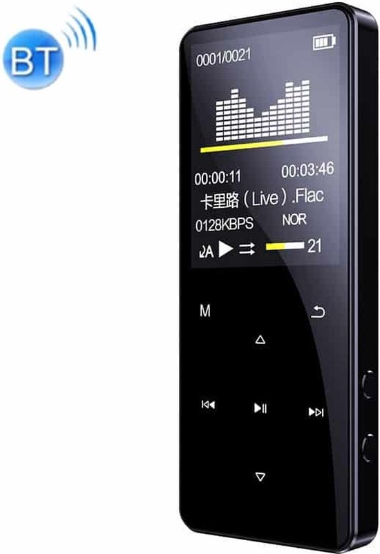 mrobo-M11 A6 1,8 inch multifunctionele touch mp3-speler student MP4 ...