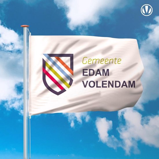 Vlag Edam-Volendam 150x225cm | bol