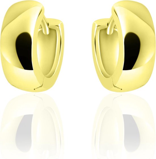 Jewels Inc. - Oorbellen - Oorringen - Half bol glad met schanier - 4mm ...