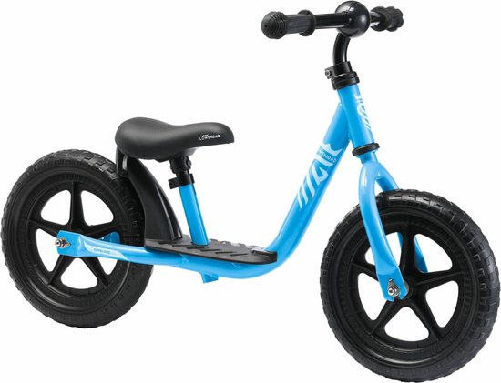 Löwenrad loopfiets met staplank 12 inch, blauw | bol